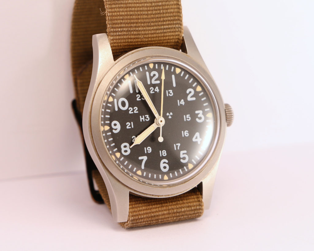 Hamilton H3 military “radiation symbol” – Brussels Vintage Watches
