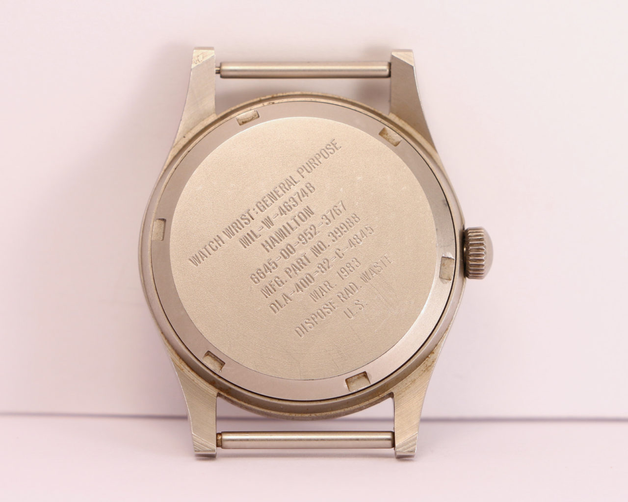 Hamilton H3 military “radiation symbol” – Brussels Vintage Watches