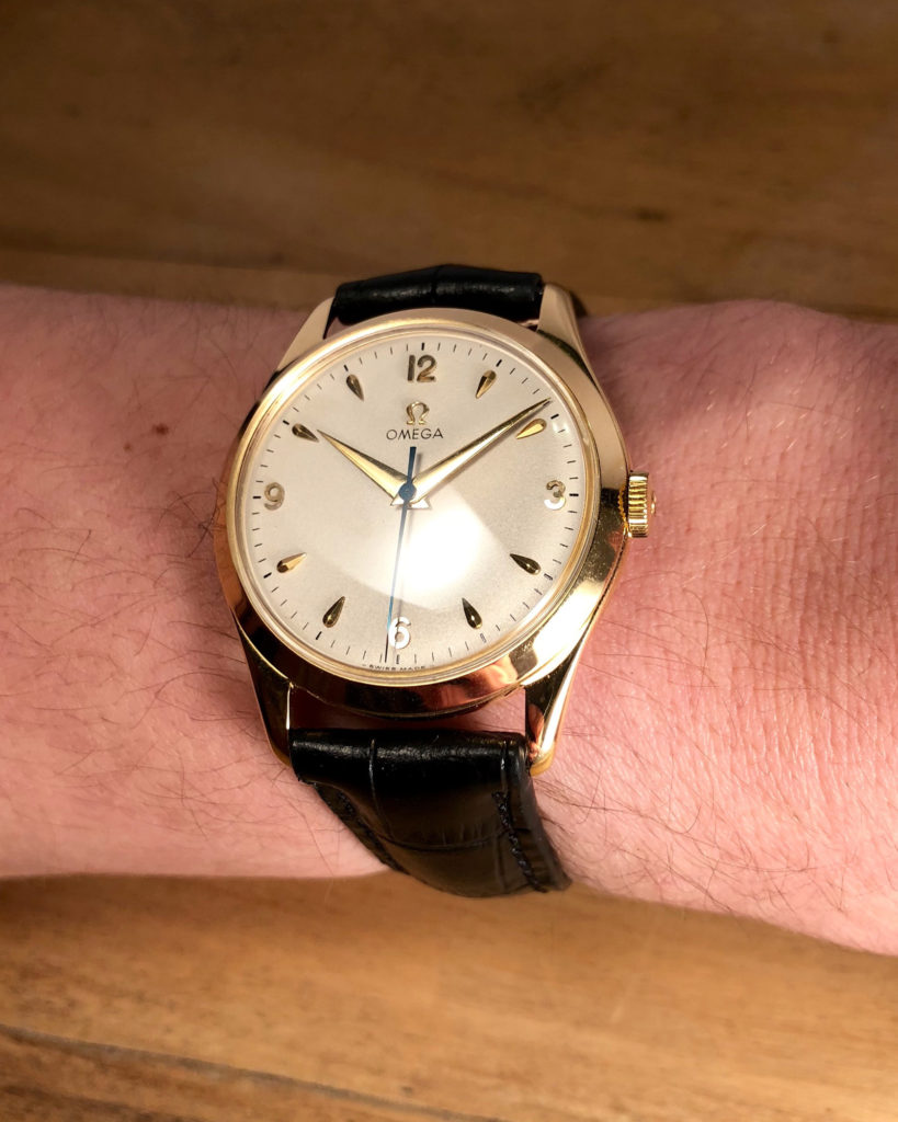 Omega 30T2 18K yellow gold 36mm ref. 2624 – Brussels Vintage Watches