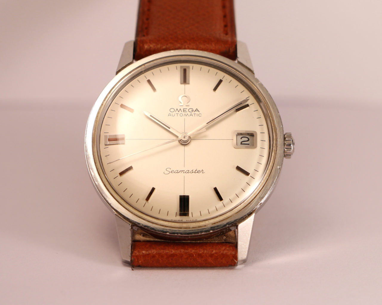 Omega Seamaster cadran « cross hair » calibre 565 ref. 166.002 ...