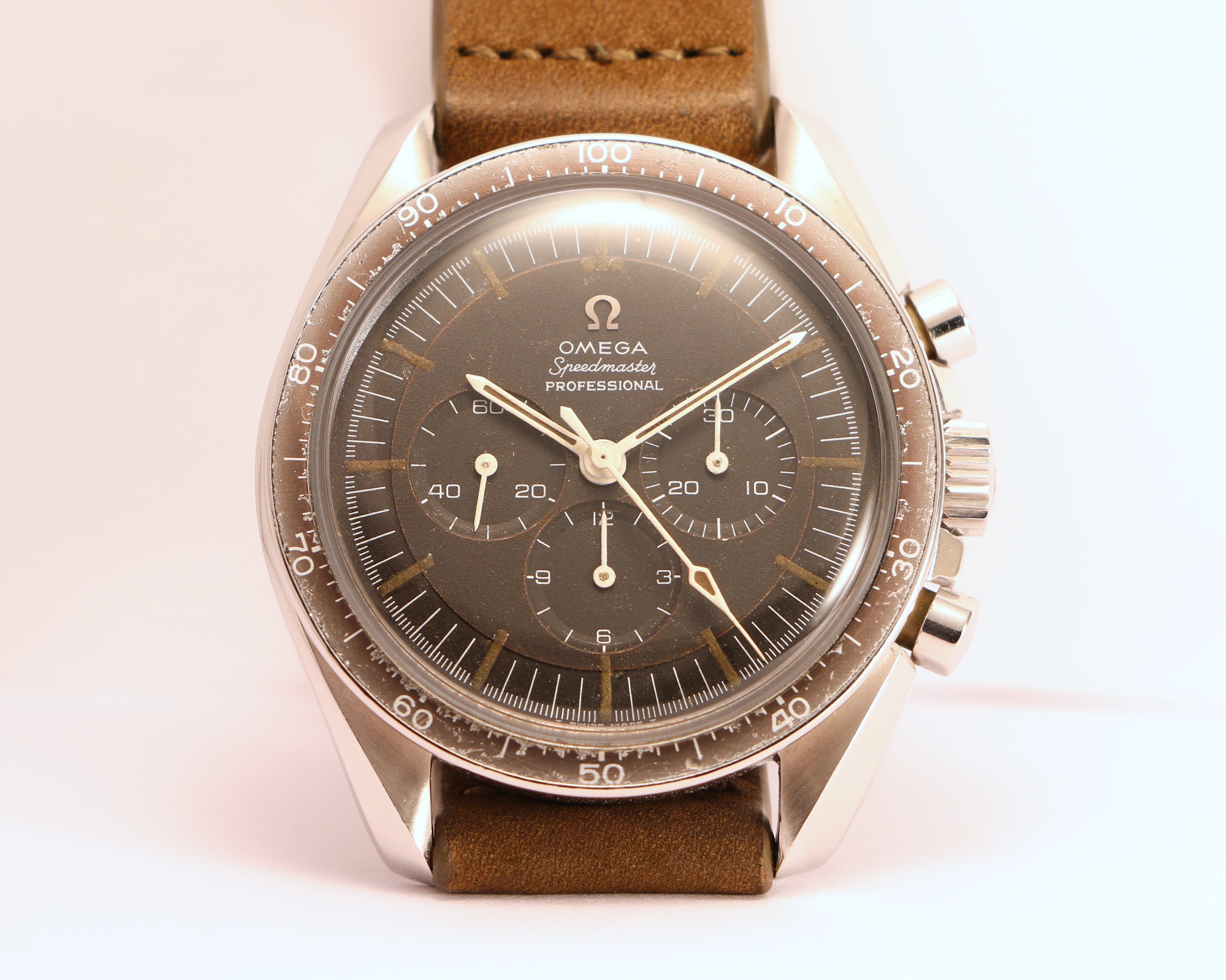 Very Rare Omega Speedmaster 321 Ref 105012 65 Tropical Dial And 