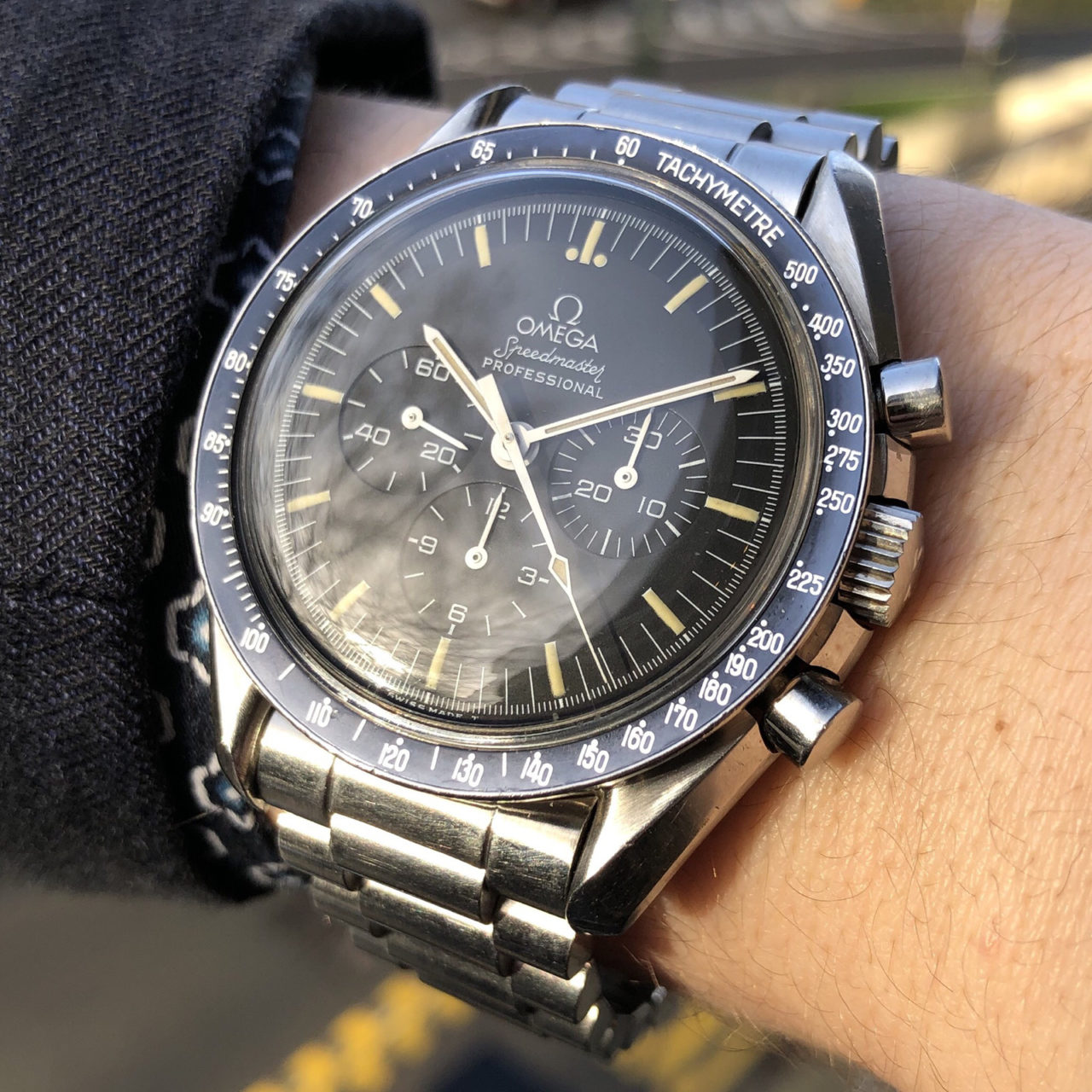 Rare Omega Speedmaster “20th Anniversary of Apollo XI” 1450 bracelet ...