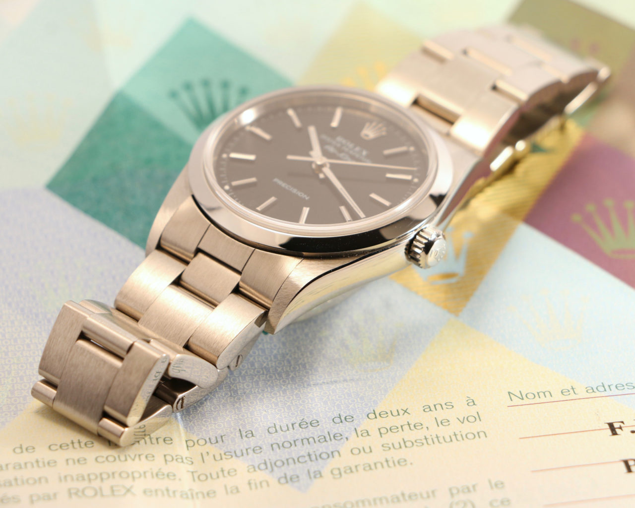 Rolex Air-King Precision 14000M Full Set Like New – Brussels Vintage ...