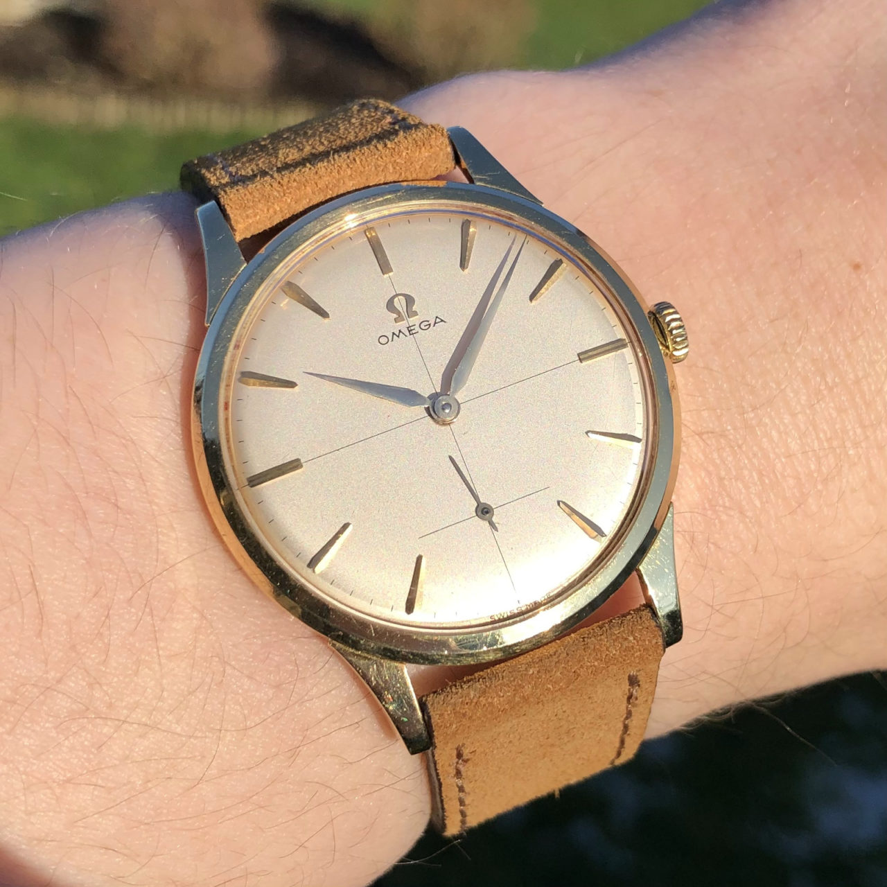 Beautiful Omega Trésor 18K yellow gold ref. 14707 fully serviced ...