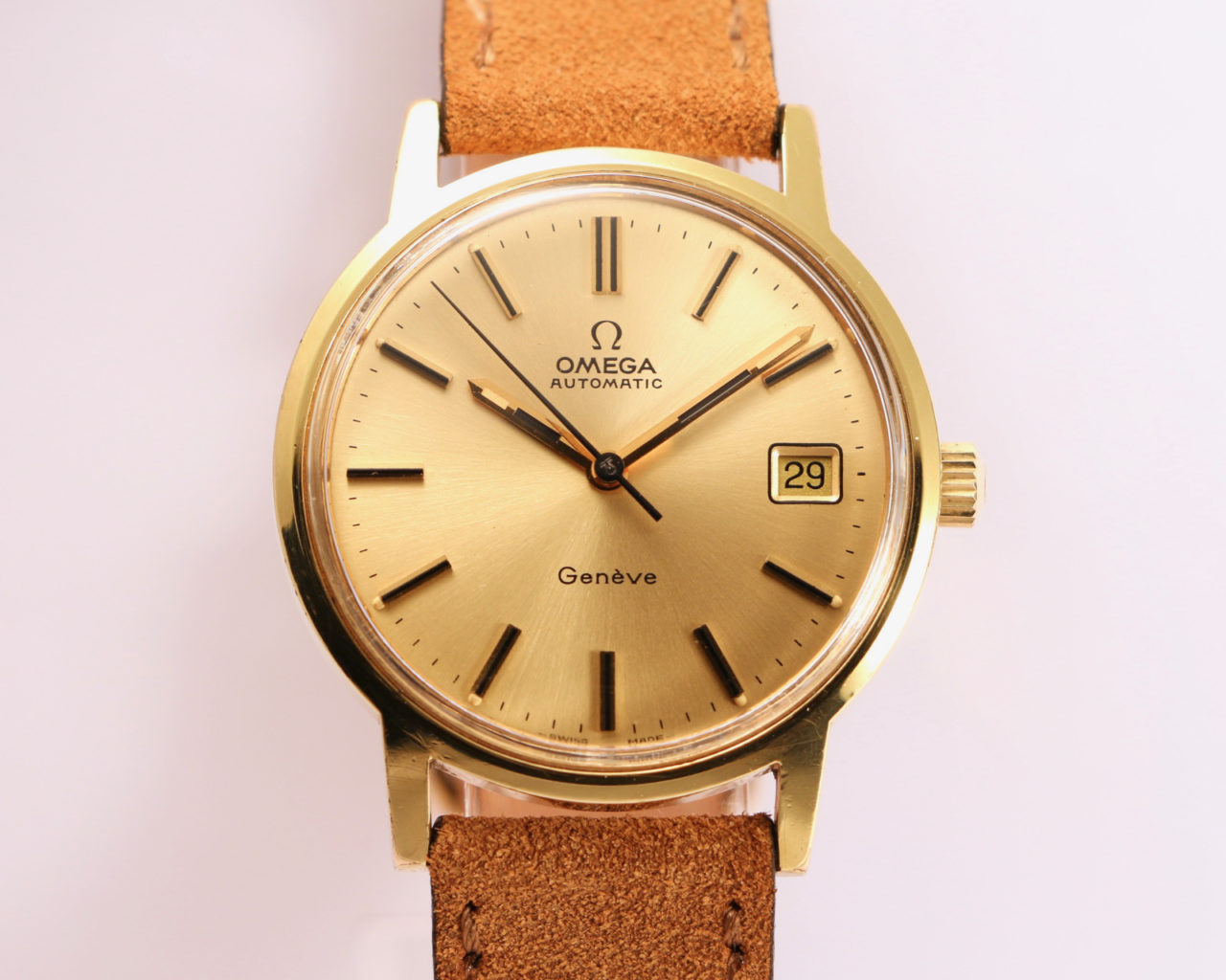 Omega Genève vintage automatic ref. 166.0163 – Brussels Vintage Watches