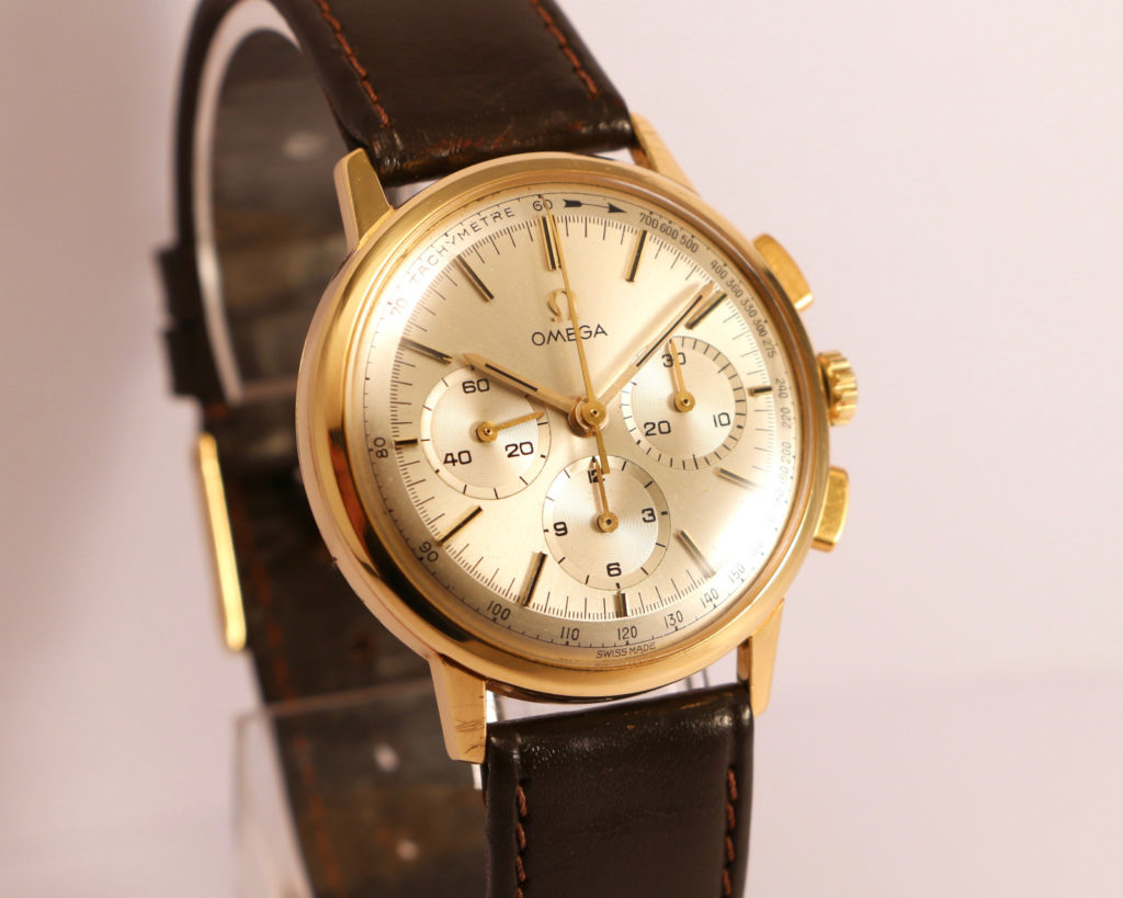 Beautiful Omega Chronograph 18K yellow gold cal. 321 ref. 101.010-63 ...