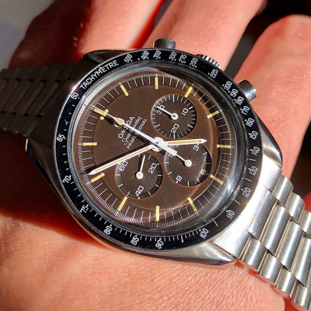 Rare Omega Speedmaster Pre-Moon 145.022-69 beautiful tropical dial ...