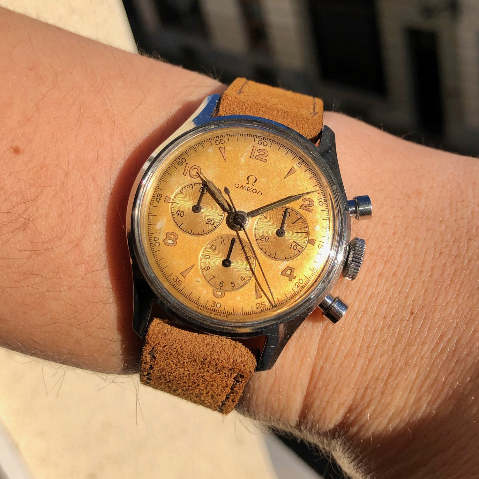 Rare Chronographe Omega ref. 2451 calibre 321 avec extrait d’archives ...