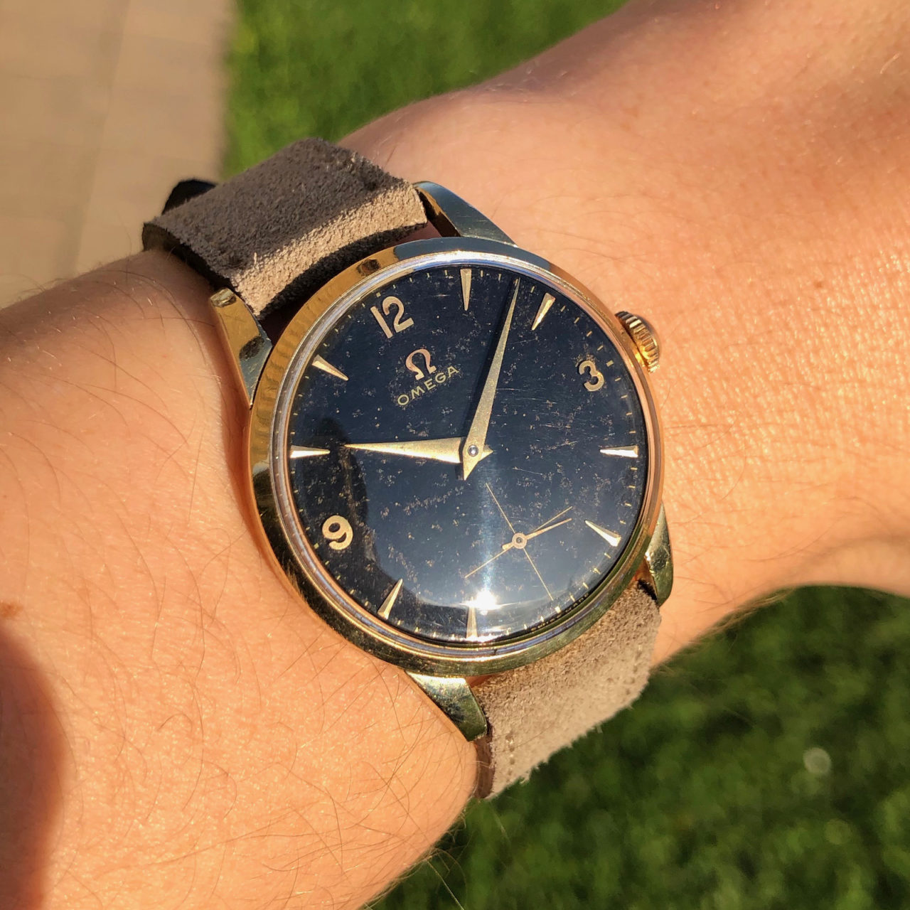 Rare Omega 30T2 ref. 2512 black “gilt” dial fully serviced – Brussels ...