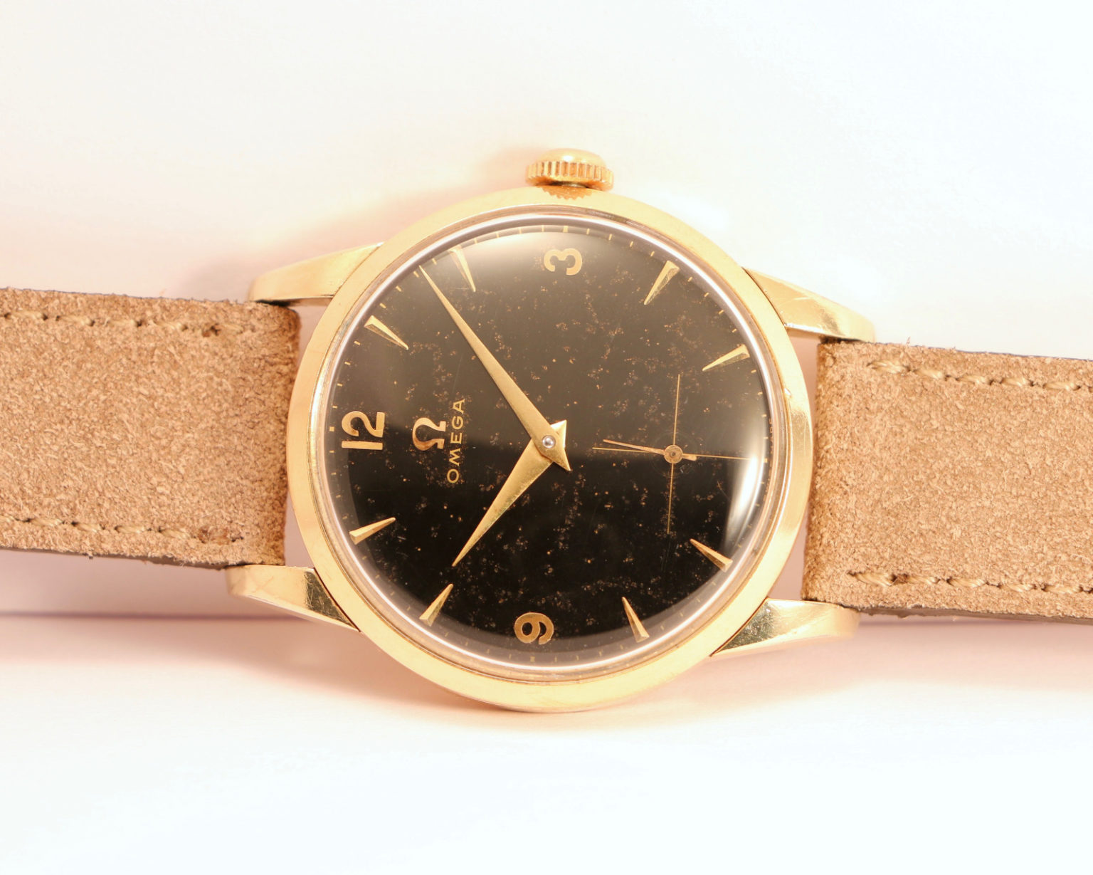 Rare Omega 30T2 ref. 2512 black “gilt” dial fully serviced – Brussels ...