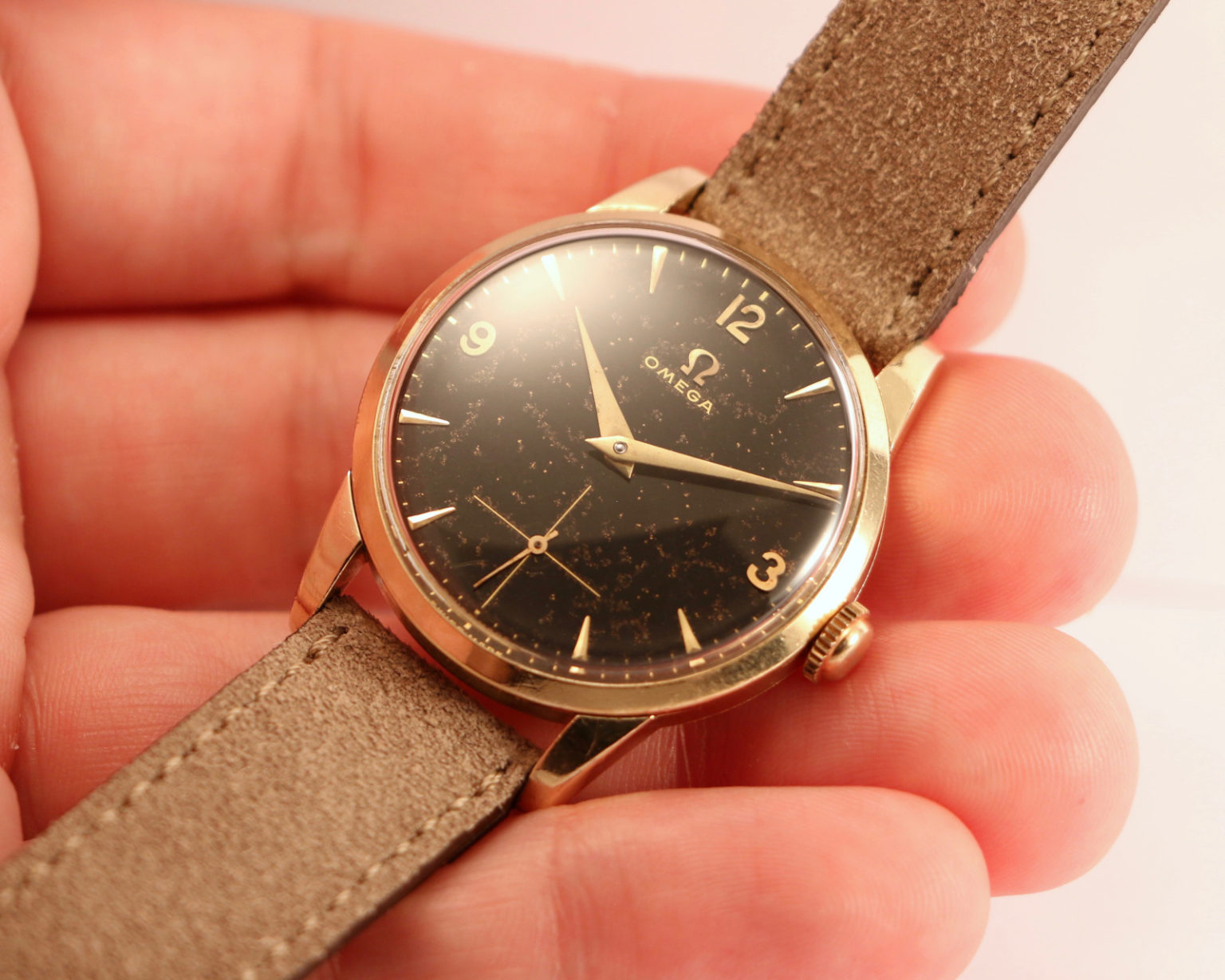 Rare Omega 30T2 ref. 2512 black “gilt” dial fully serviced – Brussels ...