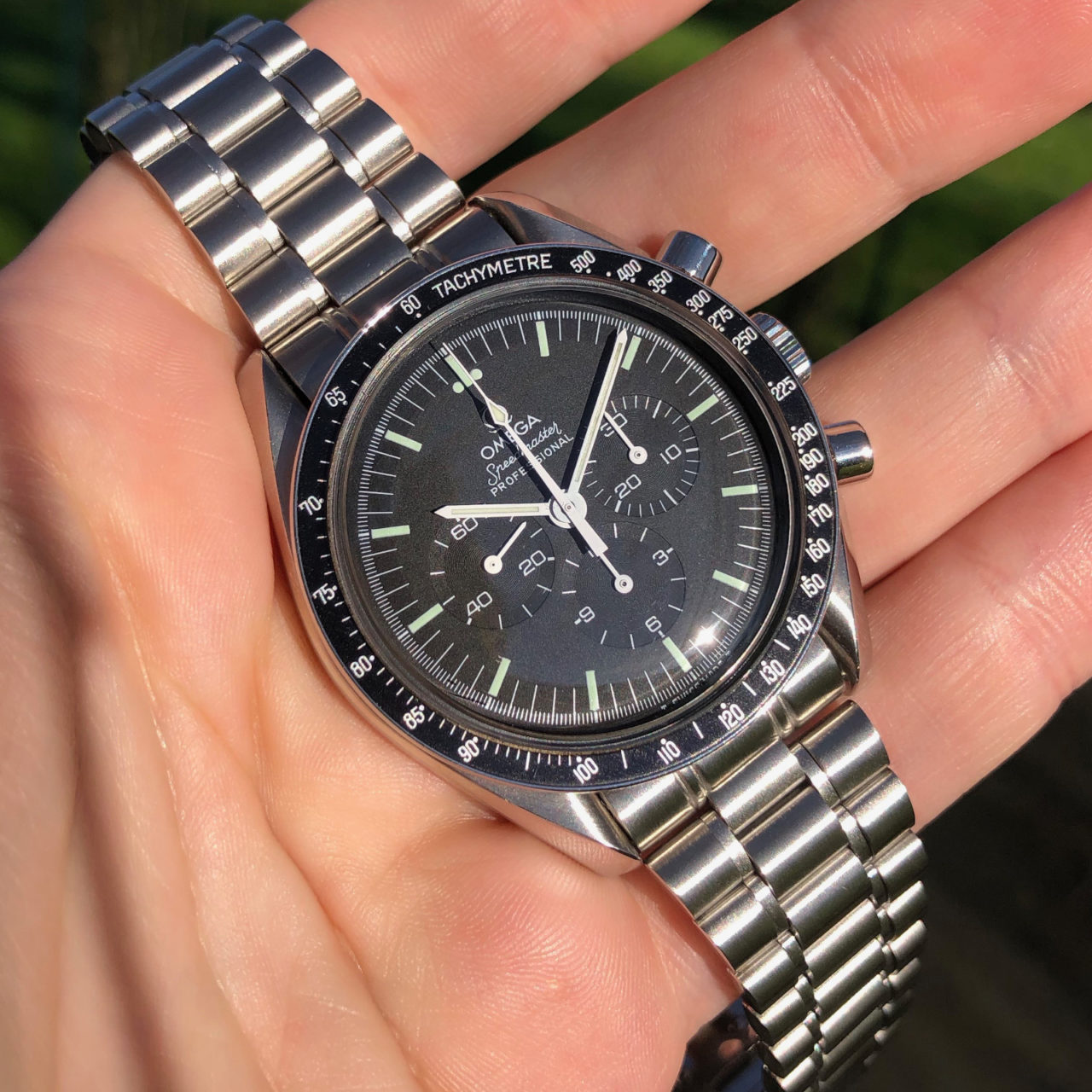 Omega Speedmaster vintage ref. 145.022 CRS “Long S” dial circa 1982 ...