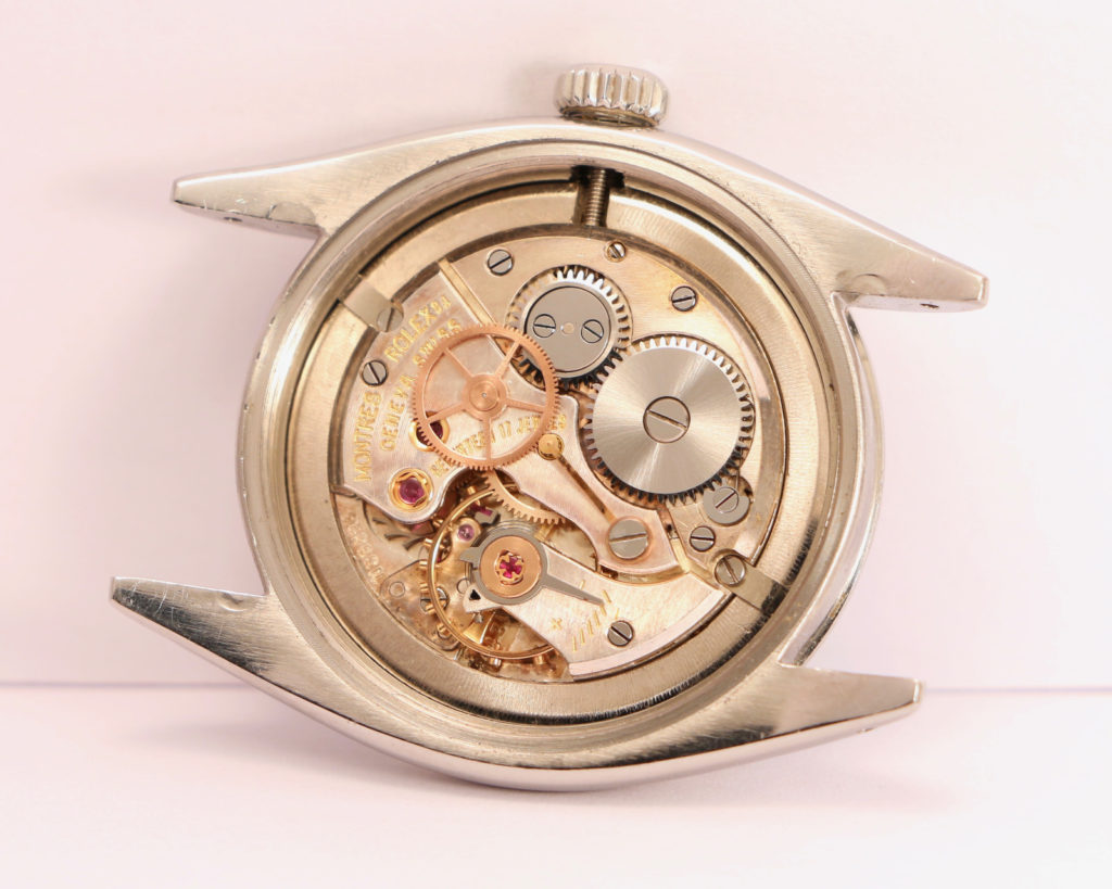 Rolex Oyster Precision ref. 6422 beautiful blue dial on riveted ...