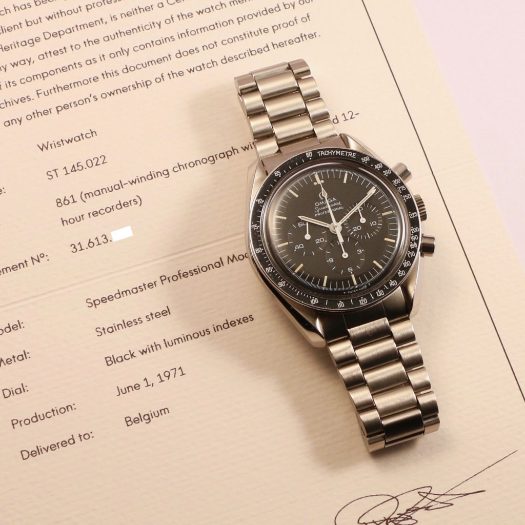 Rare Omega Speedmaster 145.022-69 “Straight Writing” First Owner with ...