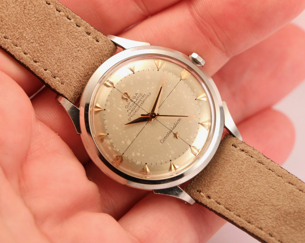 Rare Omega Constellation ref. 2648 cal. 352 Rg “cross hair” dial ...