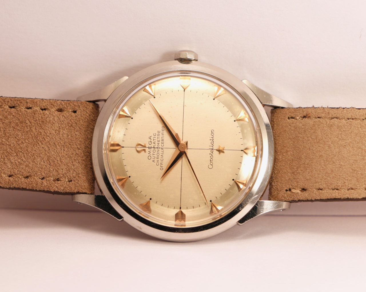 Rare Omega Constellation ref. 2648 cal. 352 Rg “cross hair” dial ...