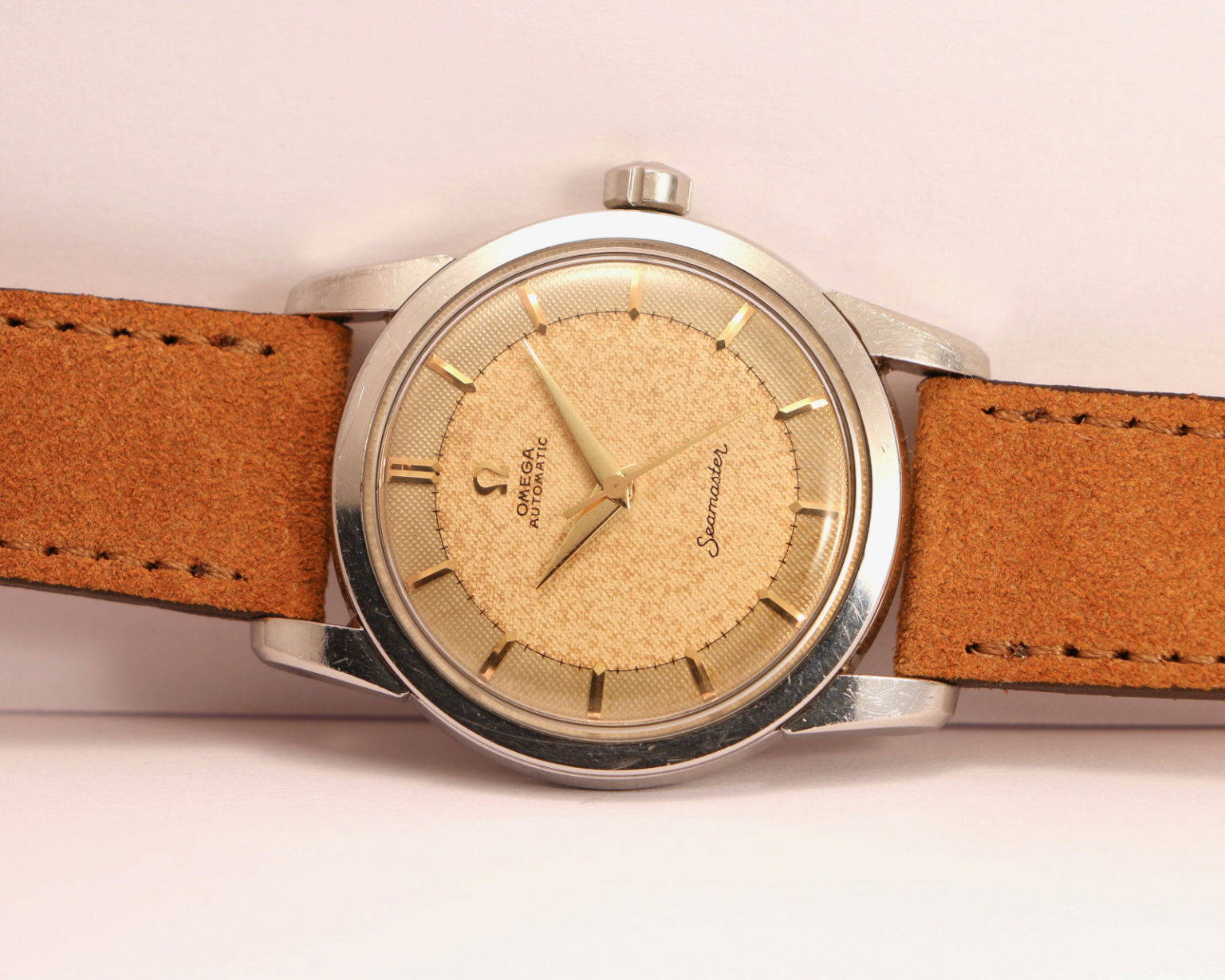 Rare Omega Seamaster automatic ref. 2846 « honeycomb » dial – Brussels ...