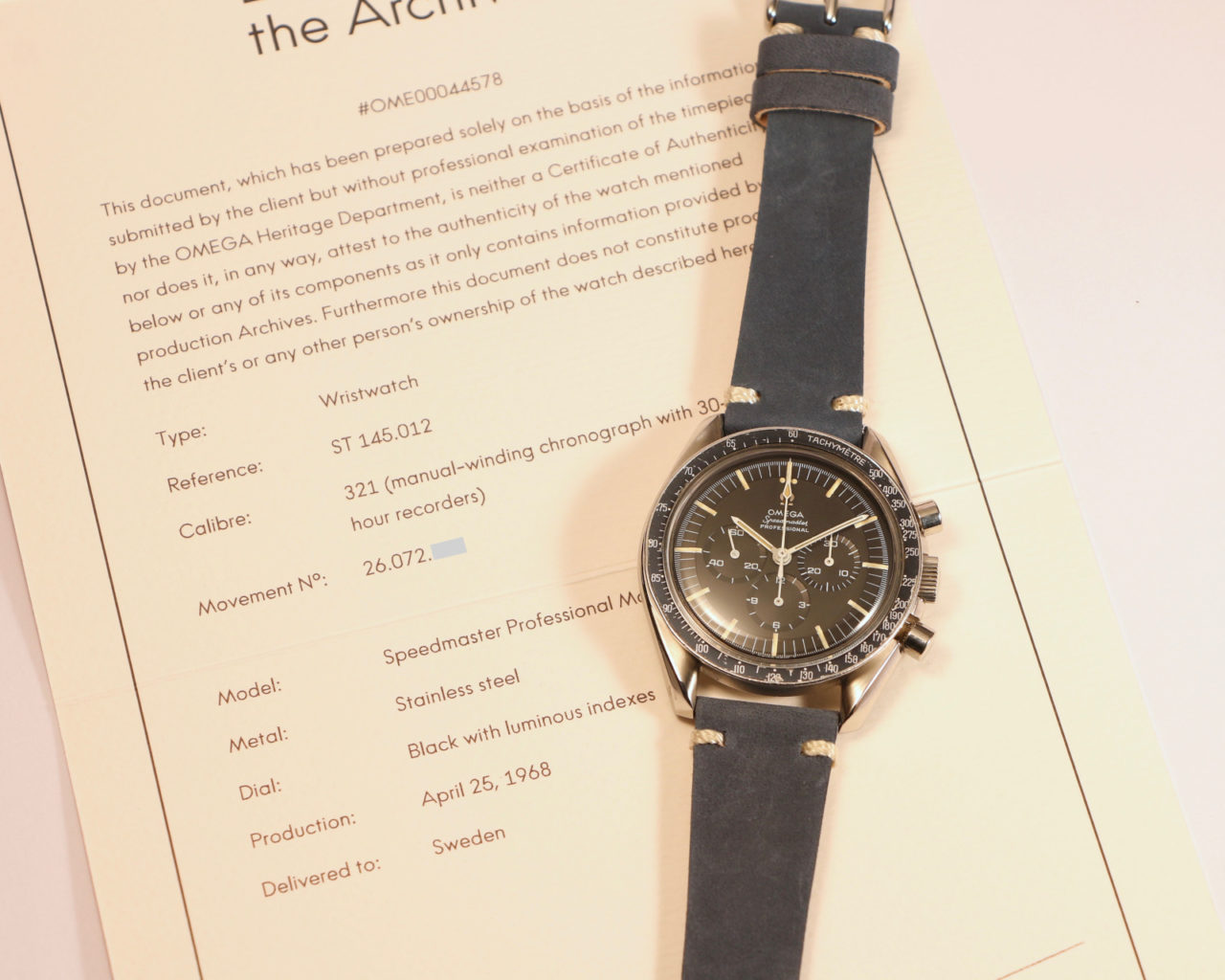 Very nice Omega Speedmaster Pre-Moon 145.012-67 cal. 321 blue bezel ...