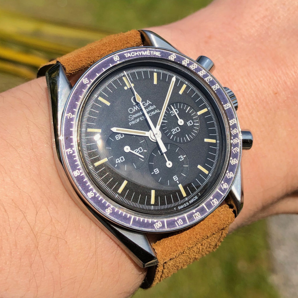 Omega Speedmaster vintage 3590.50 with a beautiful blue bezel circa ...
