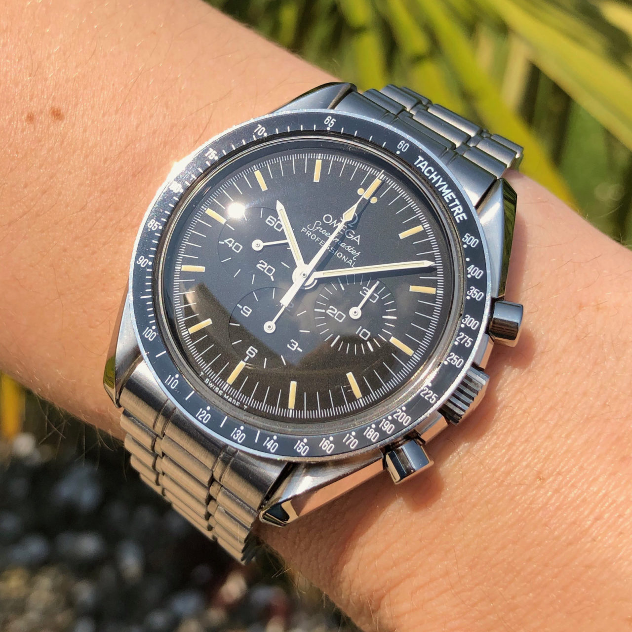 Omega Speedmaster vintage 3590.50 cadran « Long S » circa 1990 état ...