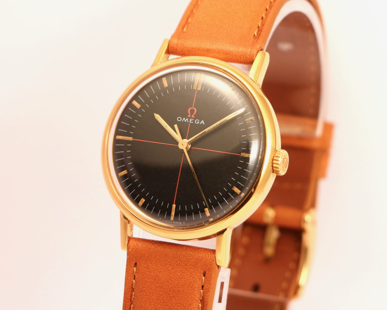 Rare Omega with black “Technical” dial ref. 131.018 fully serviced ...