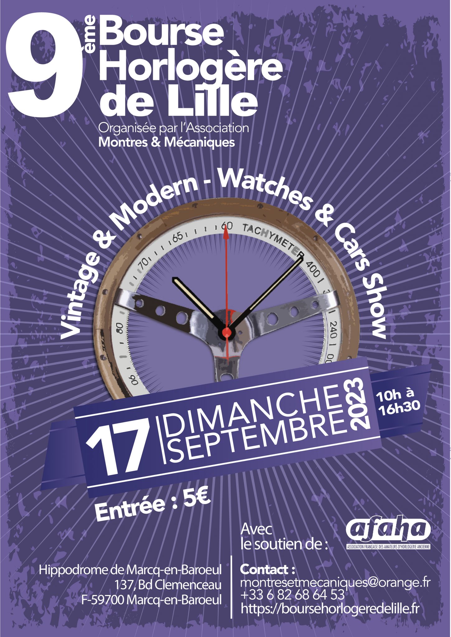 Meet us at the Lille Watch Fair on September 17, 2023 – Brussels ...