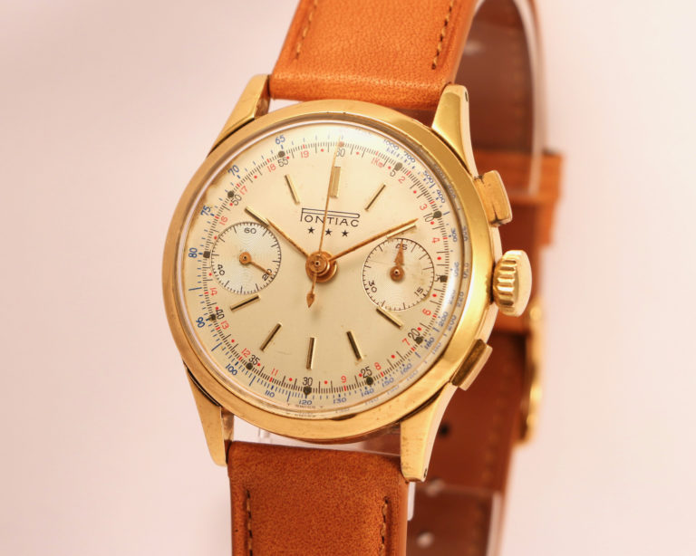 Vintage Pontiac chronograph 2 subdials fully serviced – Brussels ...