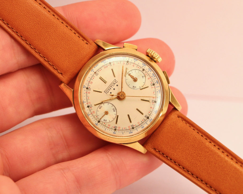 Vintage Pontiac chronograph 2 subdials fully serviced – Brussels ...