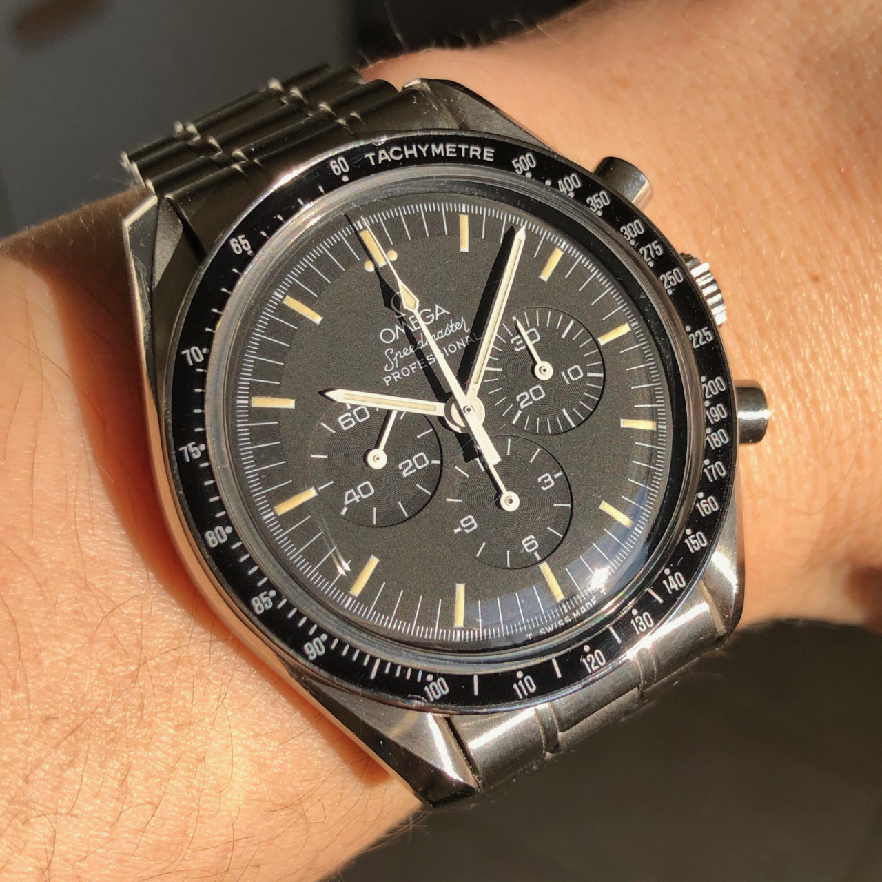 Omega Speedmaster vintage 3590.50 “Long S” dial with original papers ...