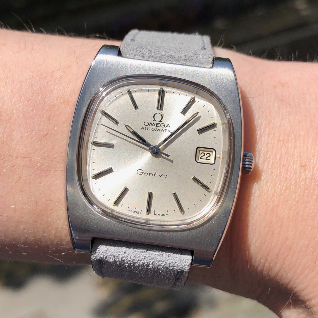 Omega Genève automatic “Big Block” ref. 166.0190 – Brussels Vintage Watches