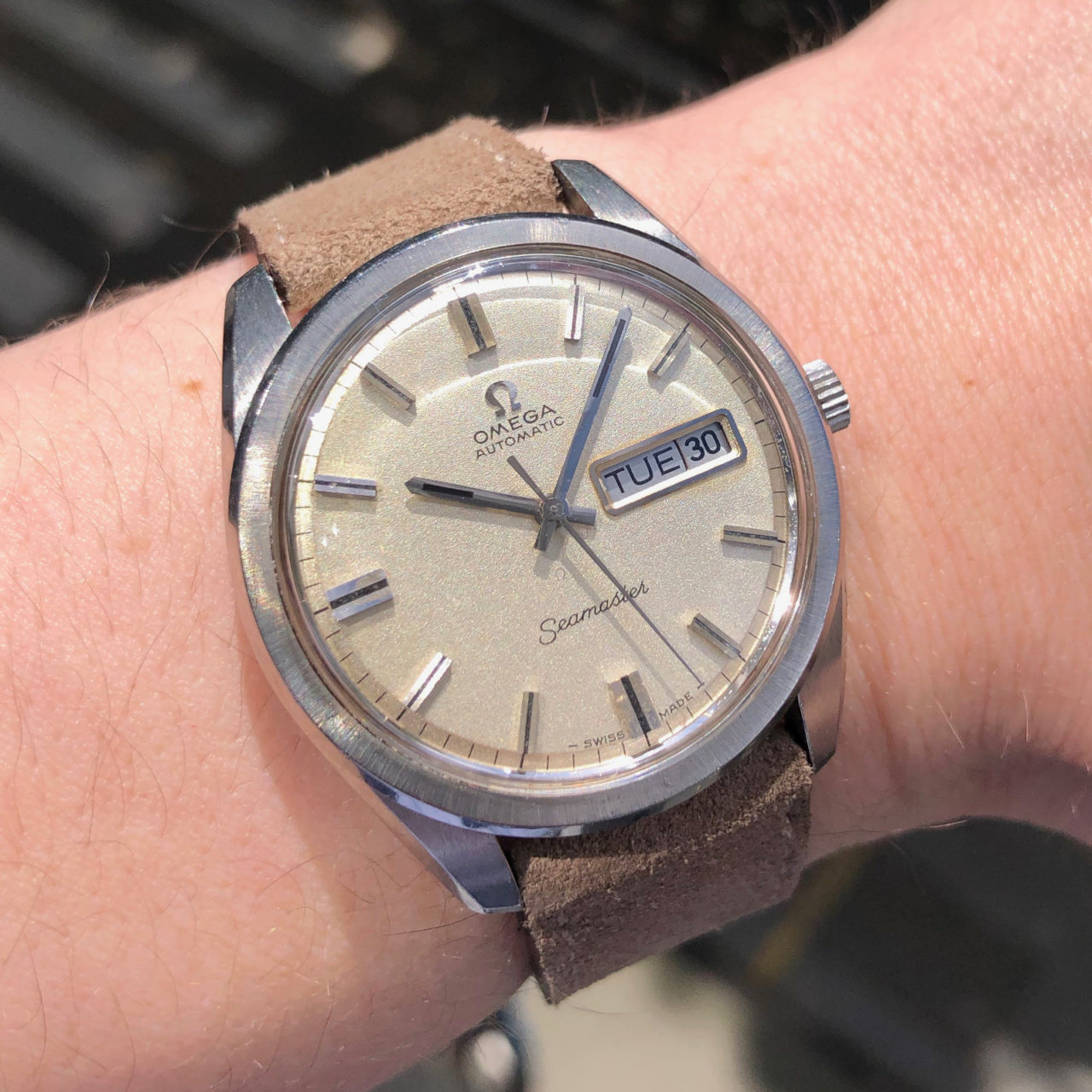 Omega Seamaster automatic ref. 166.032 beautiful “Sparkle” dial ...