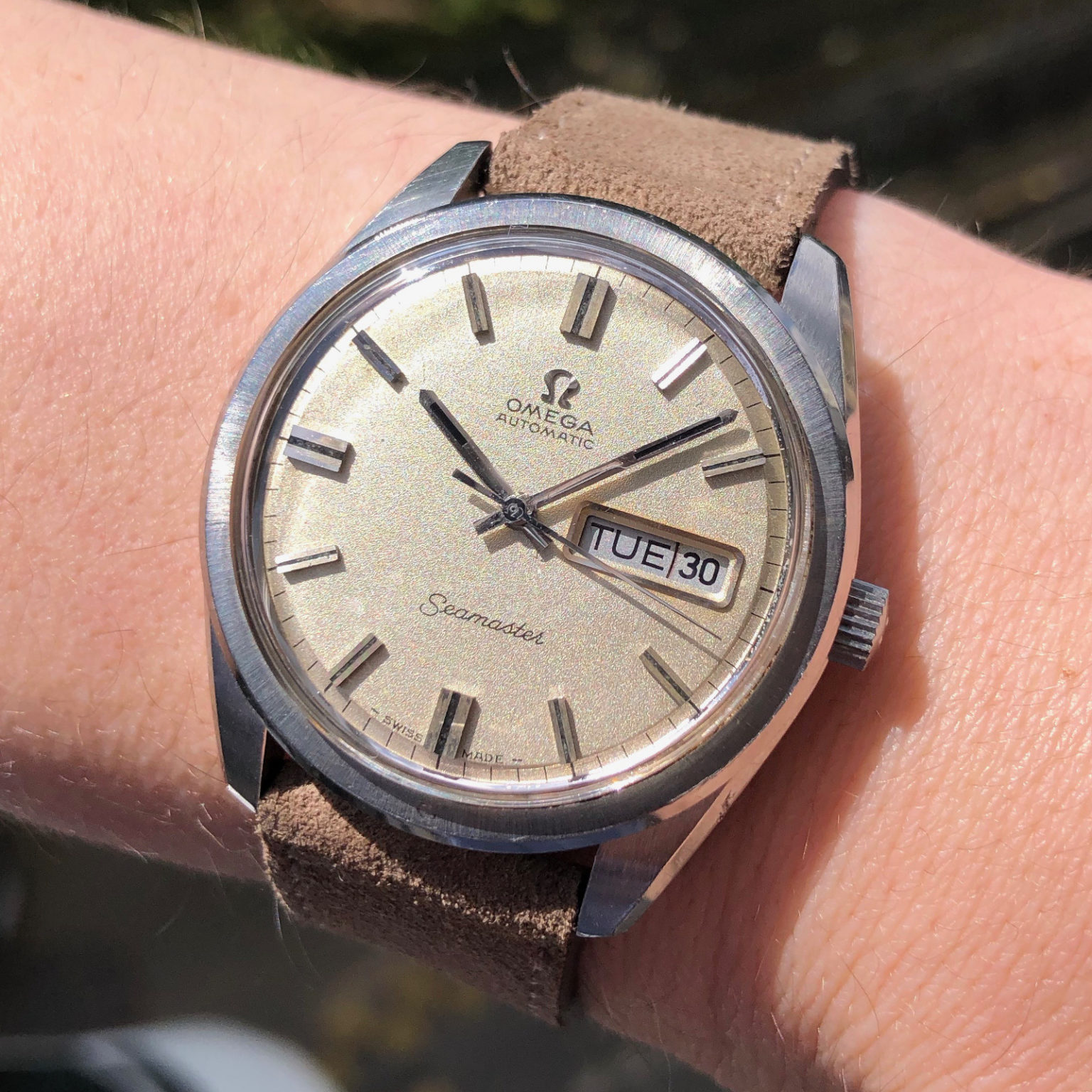 Omega Seamaster automatic ref. 166.032 beautiful “Sparkle” dial ...