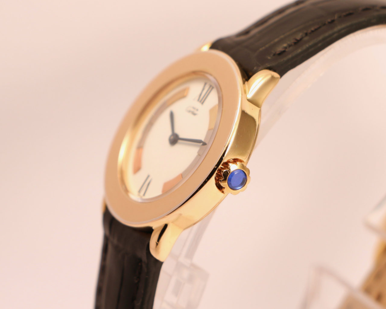 Must de Cartier Ronde “Tridor” dial ref. 1801 – Brussels Vintage Watches