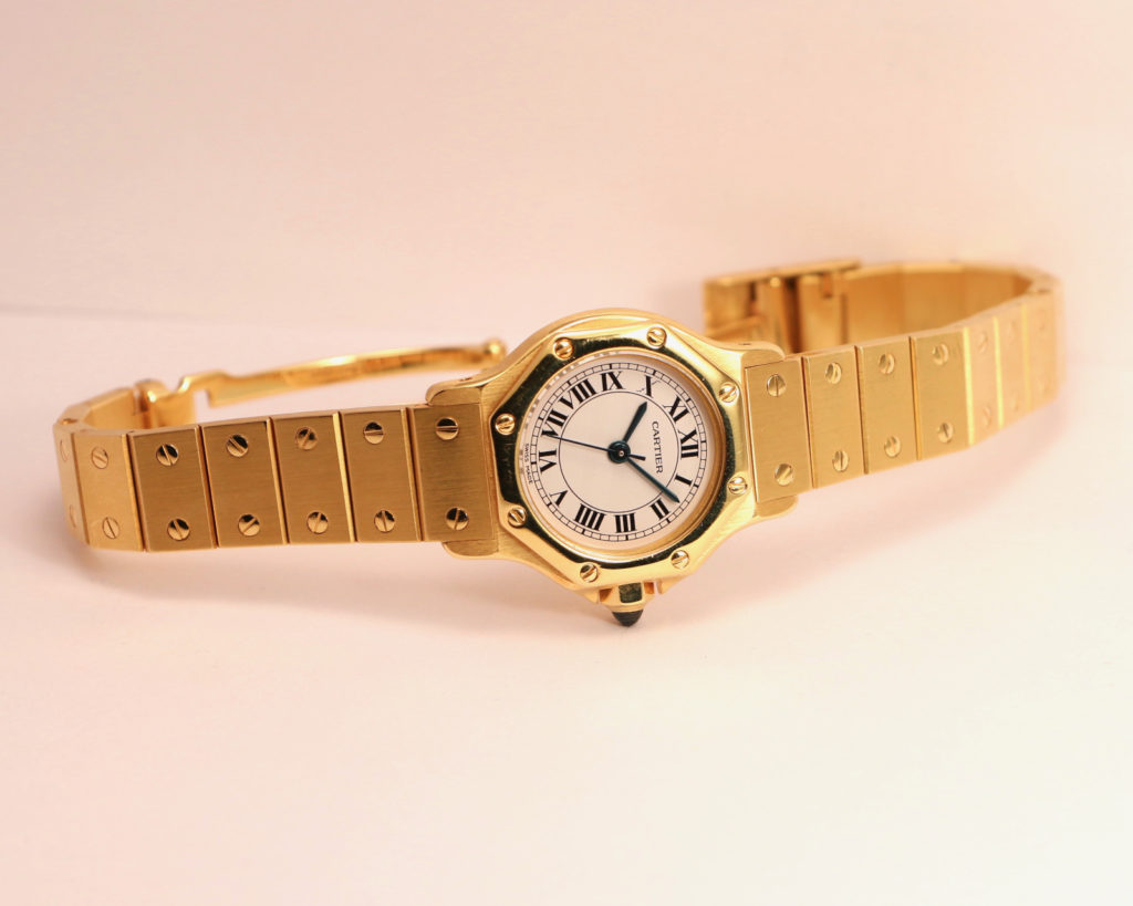 Cartier Santos Octagon automatic 18K Yellow Gold – Brussels Vintage Watches