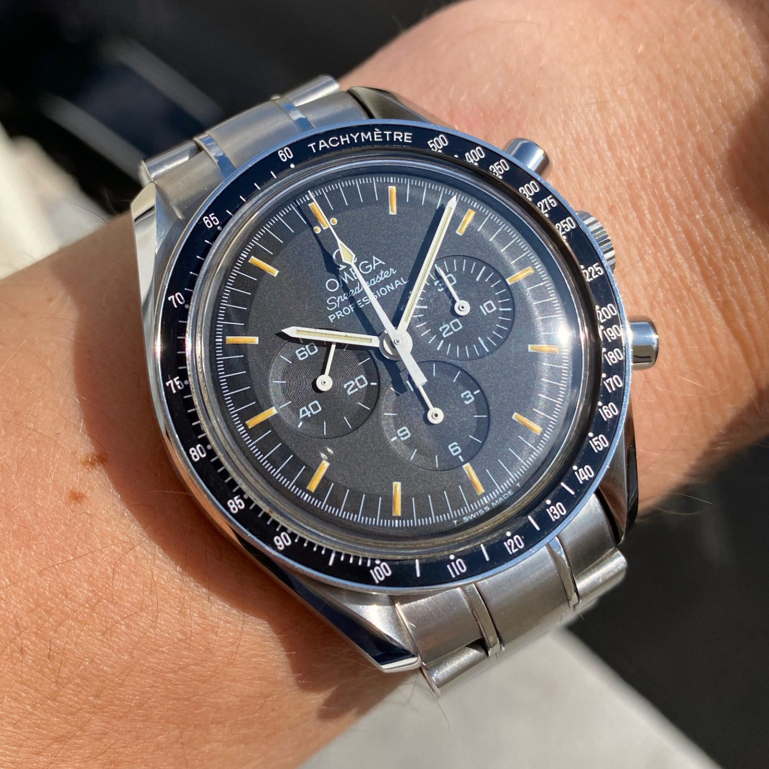 Rare Omega Speedmaster vintage 3572.50 « Rhodium Tritium » New Old ...