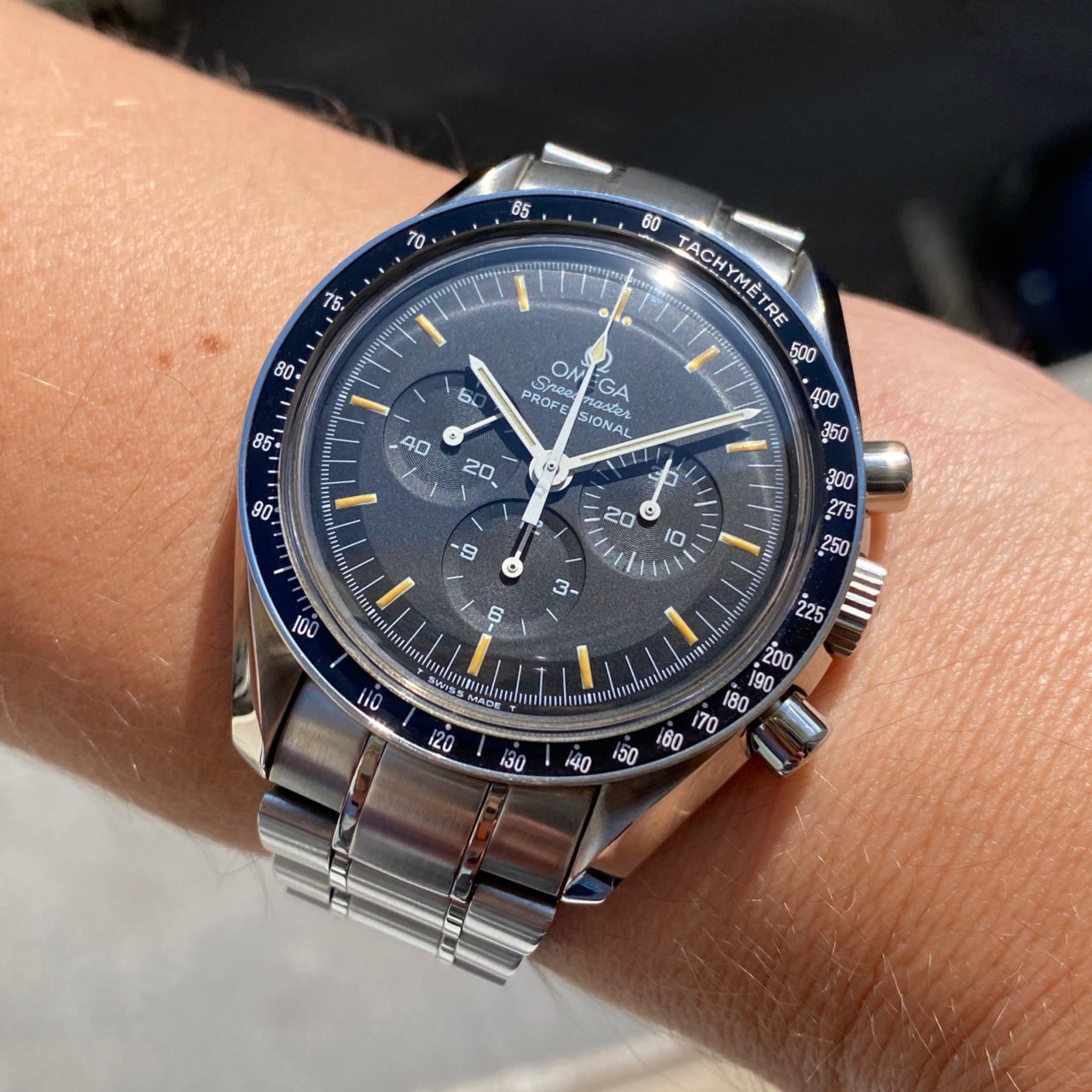 Rare Omega Speedmaster vintage 3572.50 « Rhodium Tritium » New Old ...