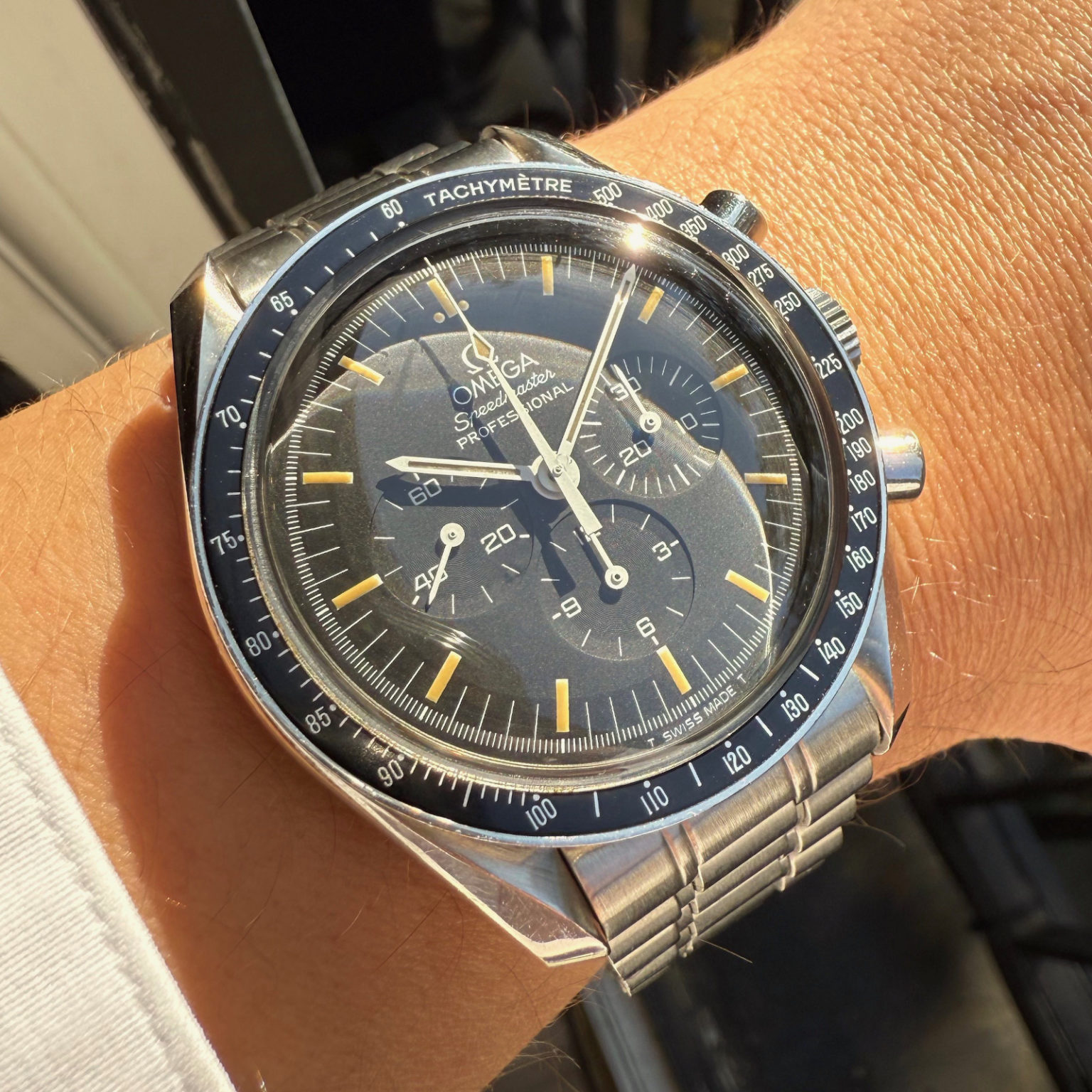 Omega Speedmaster vintage 3590.50 beautiful “Pumpkin” patina circa 1995 ...
