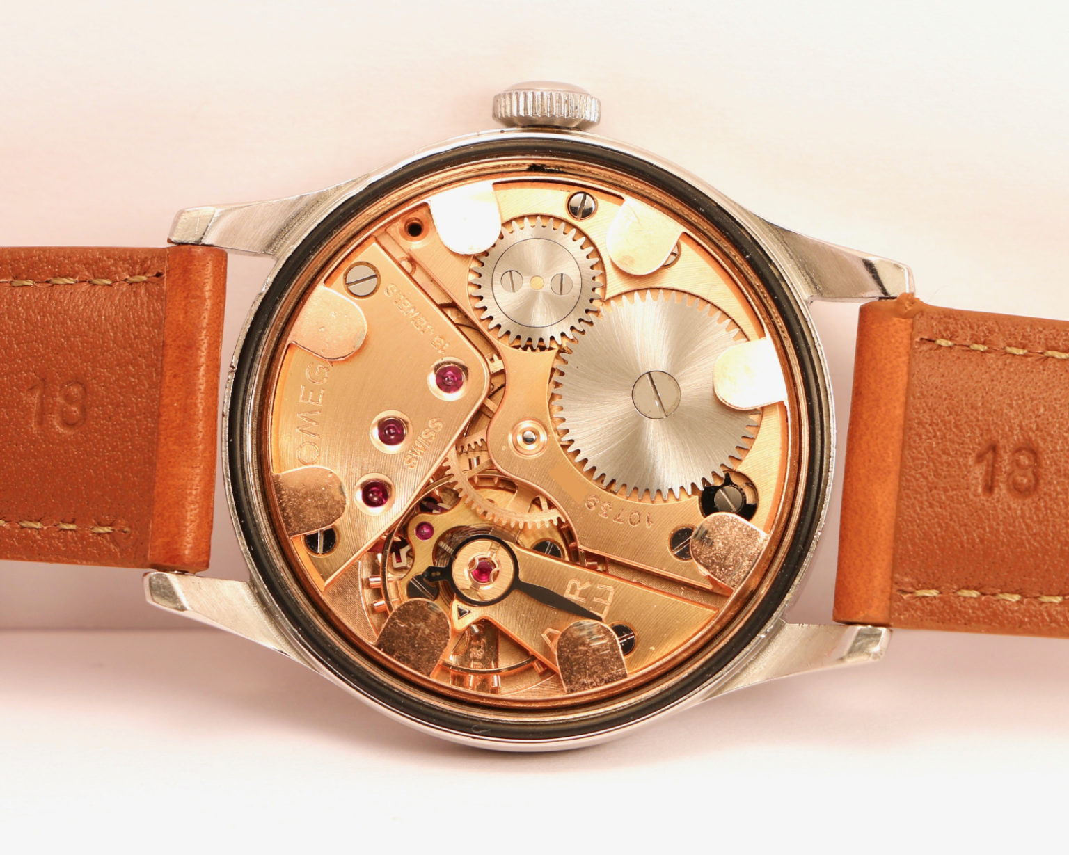 Rare Omega 30T2 ref. 2383 cadran bi-ton « Bullseye » entièrement ...